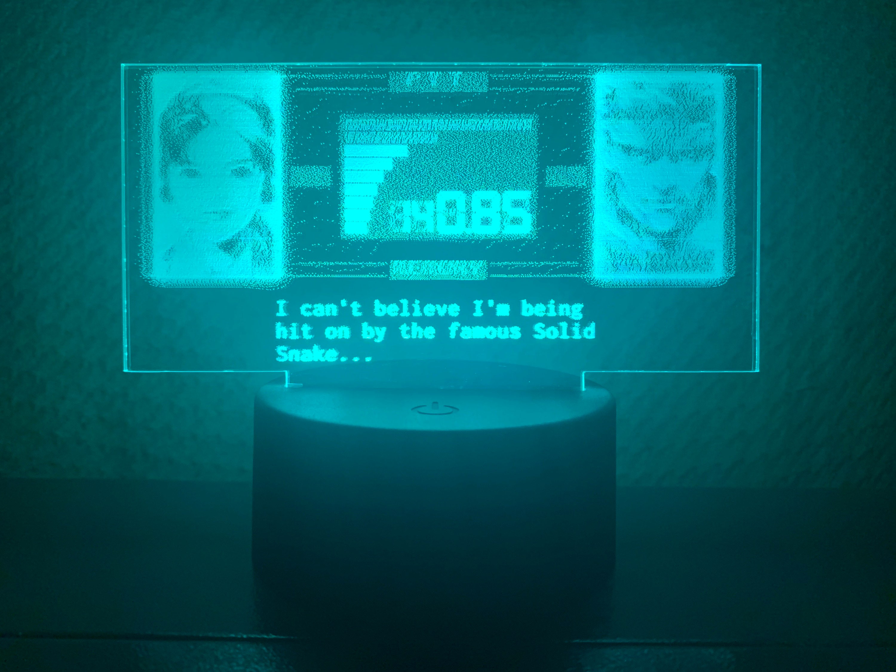 Metal Gear Solid MGS Codec Customizable Acrylic Light LED - Etsy