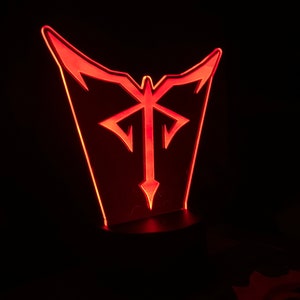 Los Iluminados | Resident Evil 4 Biohazard Acrylic LED Lamp Light - Etsy