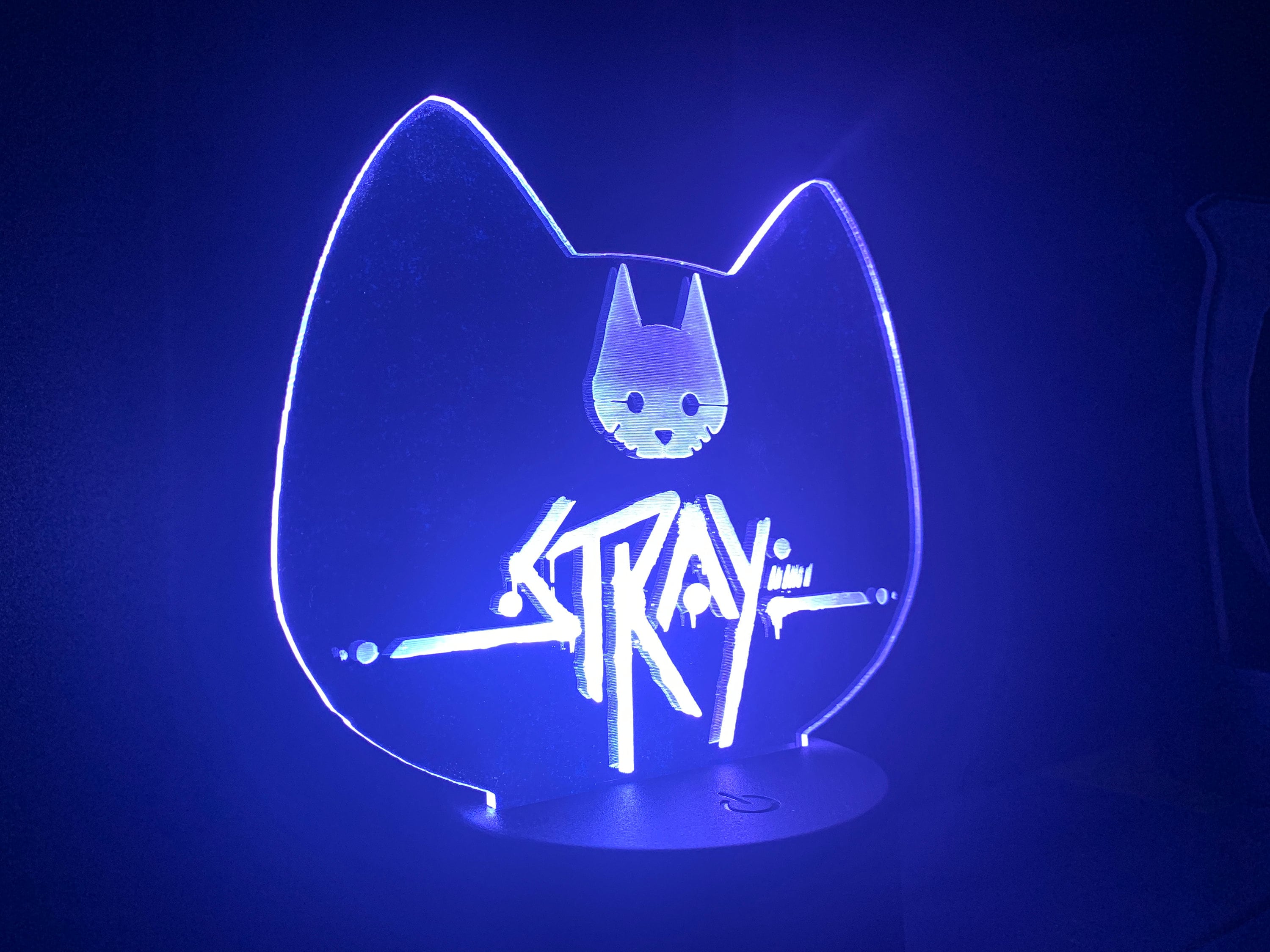 Stray Logo Acrylic LED Lamp Light - Etsy