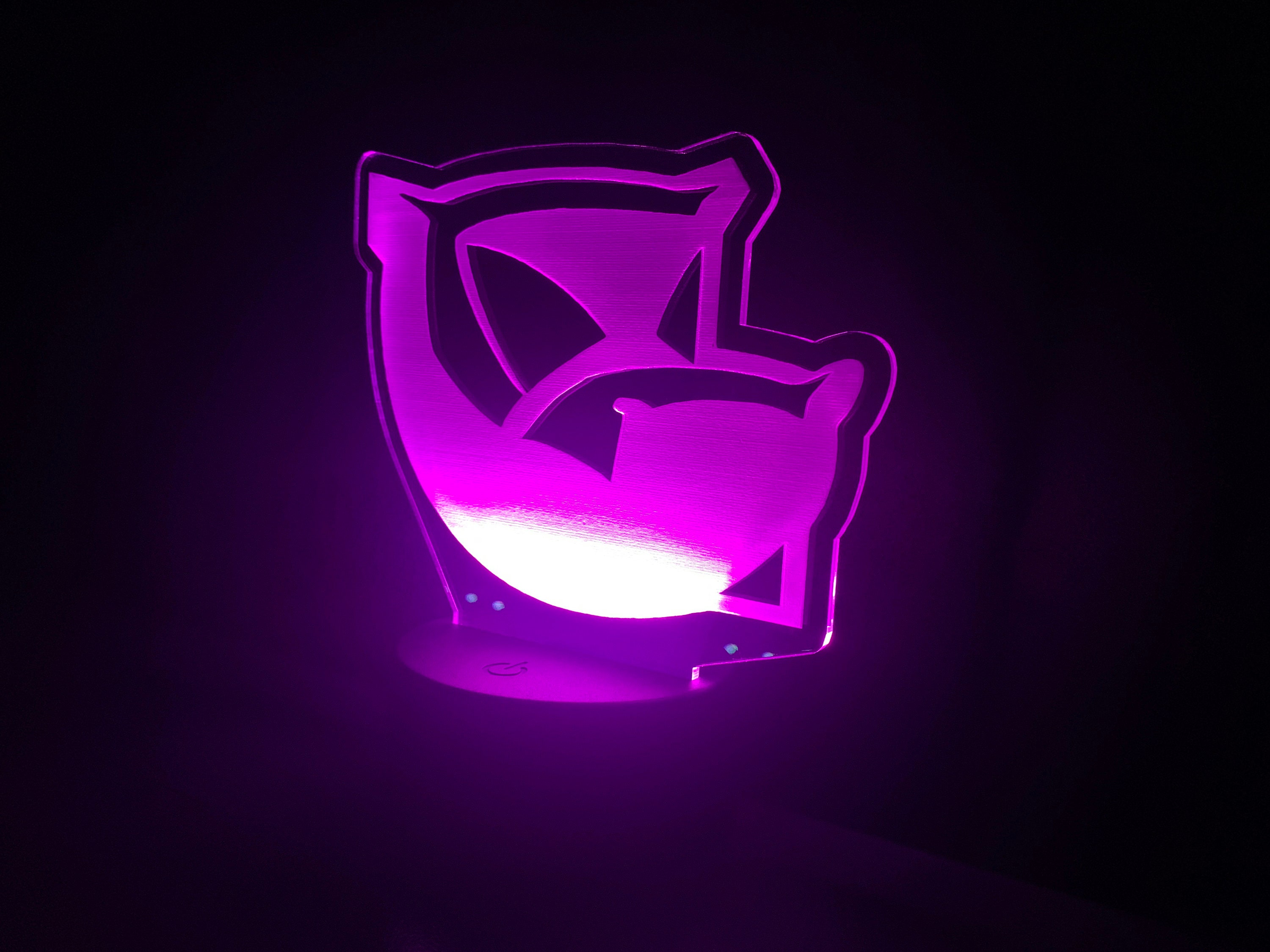 Murray Sly Cooper Acrylic LED Lamp Light - Etsy