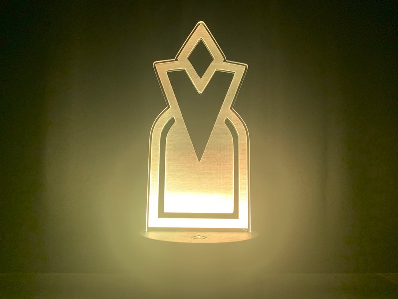 Skyrim Waypoint Quest Marker the Elder Scrolls Acrylic LED - Etsy