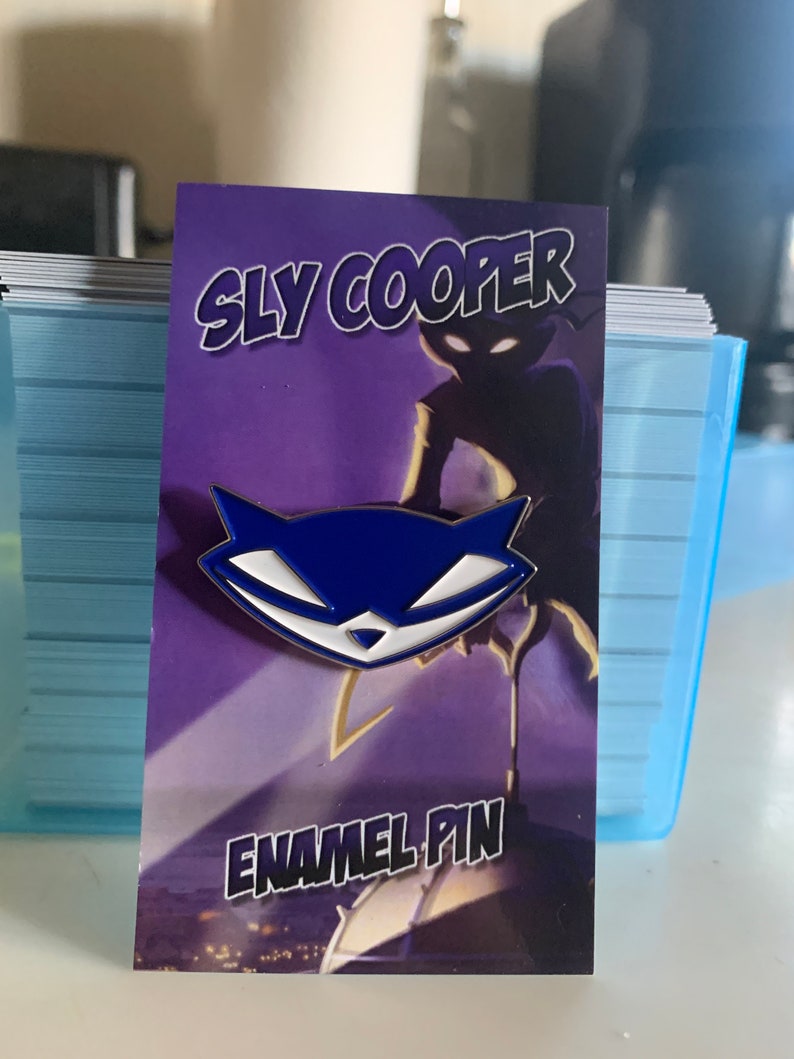 Sly Cooper Icon Sly Cooper Soft Enamel Pins Set | Etsy