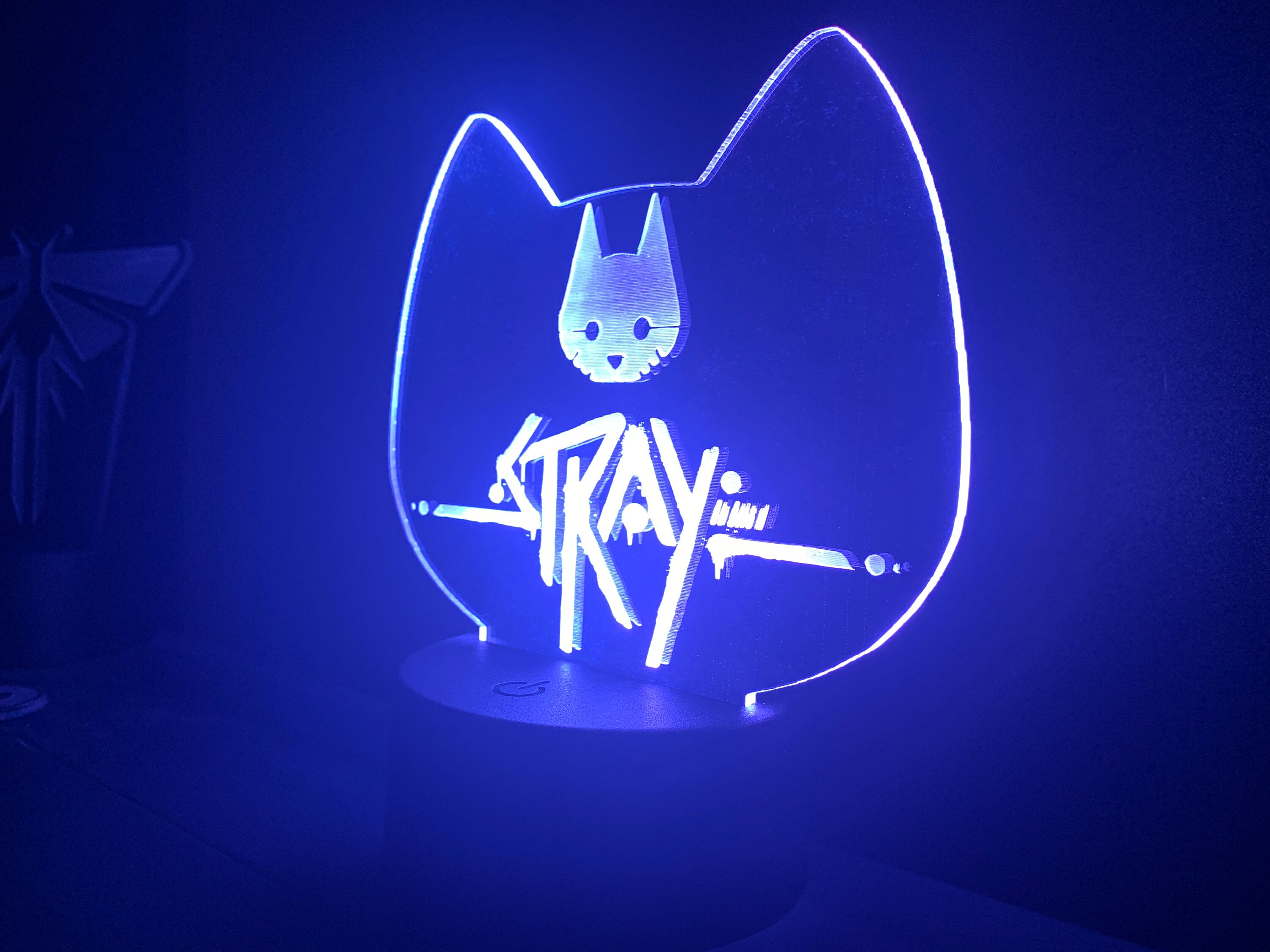 Stray Logo Acrylic LED Lamp Light - Etsy