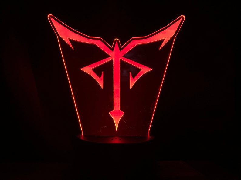 Los Iluminados Resident Evil 4 Biohazard Acrylic LED Lamp - Etsy