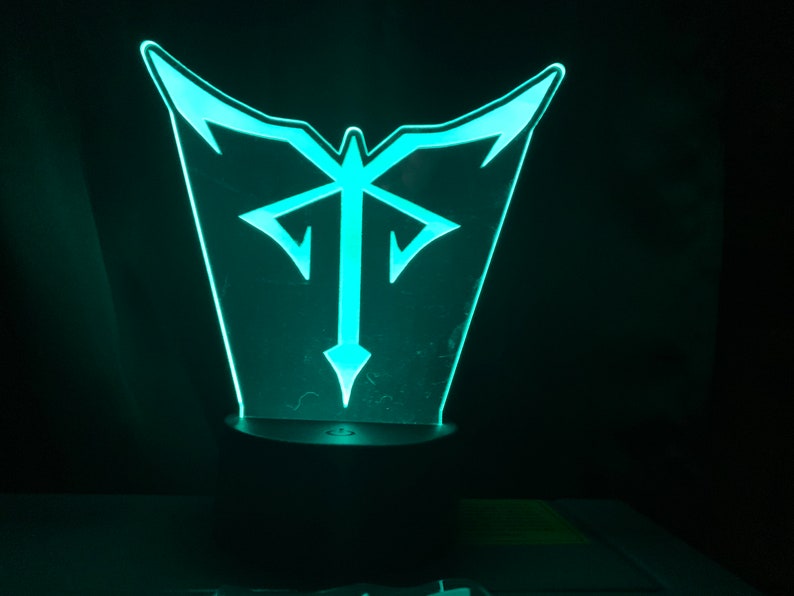 Los Iluminados Resident Evil 4 Biohazard Acrylic LED Lamp - Etsy