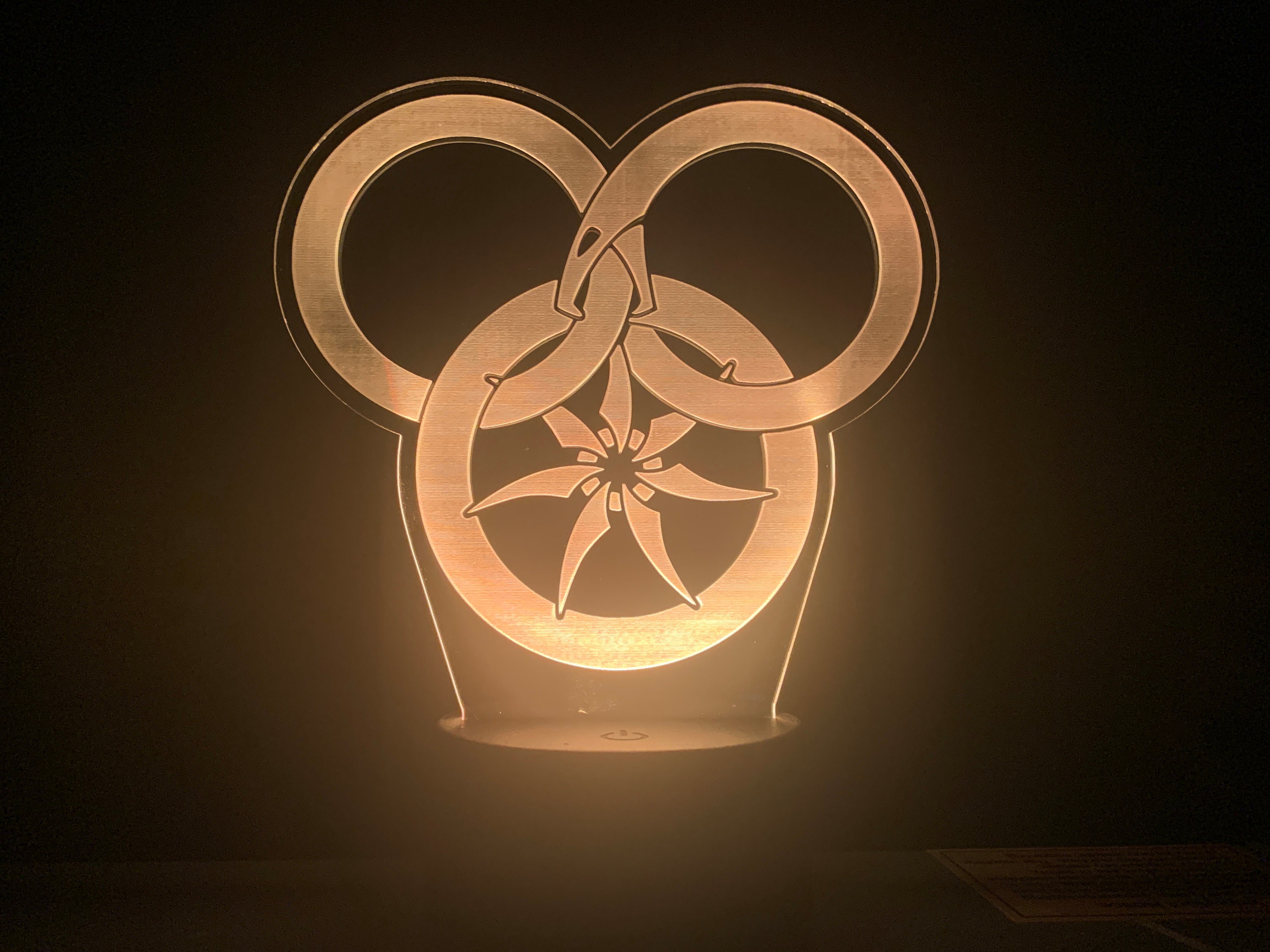 Wheel of Time Acrylic LED Lamp Light - Etsy