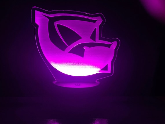 Murray Sly Cooper Acrylic LED Lamp Light | Etsy