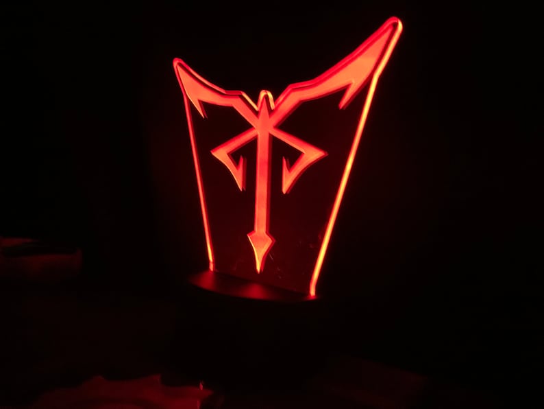 Los Iluminados Resident Evil 4 Biohazard Acrylic LED Lamp - Etsy