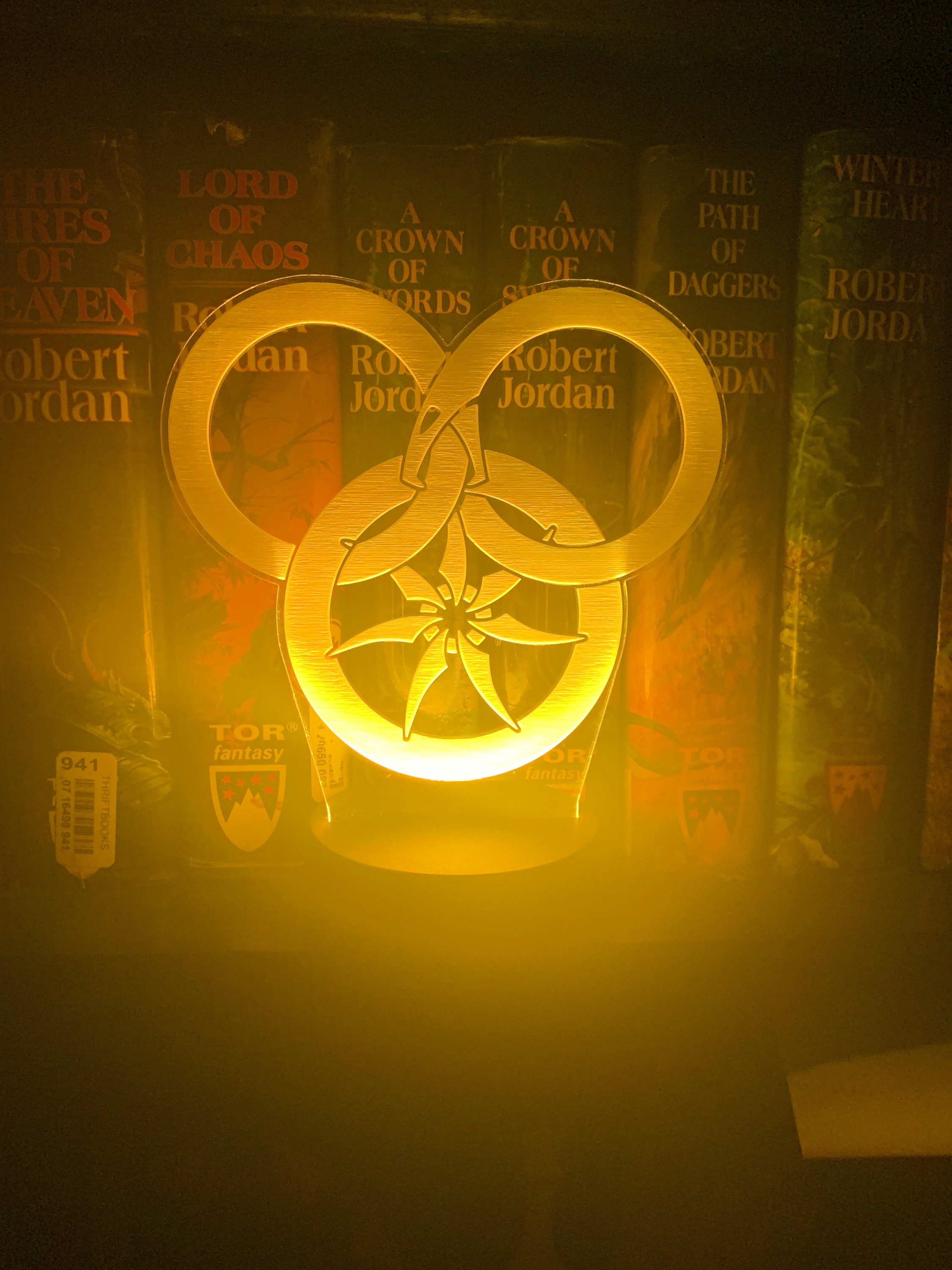 Wheel of Time Acrylic LED Lamp Light - Etsy