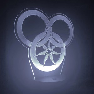 Wheel of Time | Acrylic LED Lamp Light - Etsy