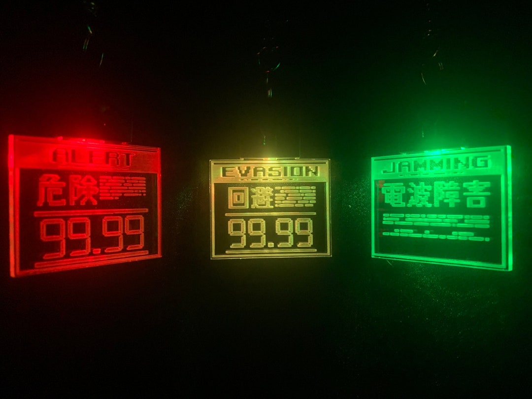 Metal Gear Solid Alert/evasion/jamming Acrylic Keychain LED Light - Etsy