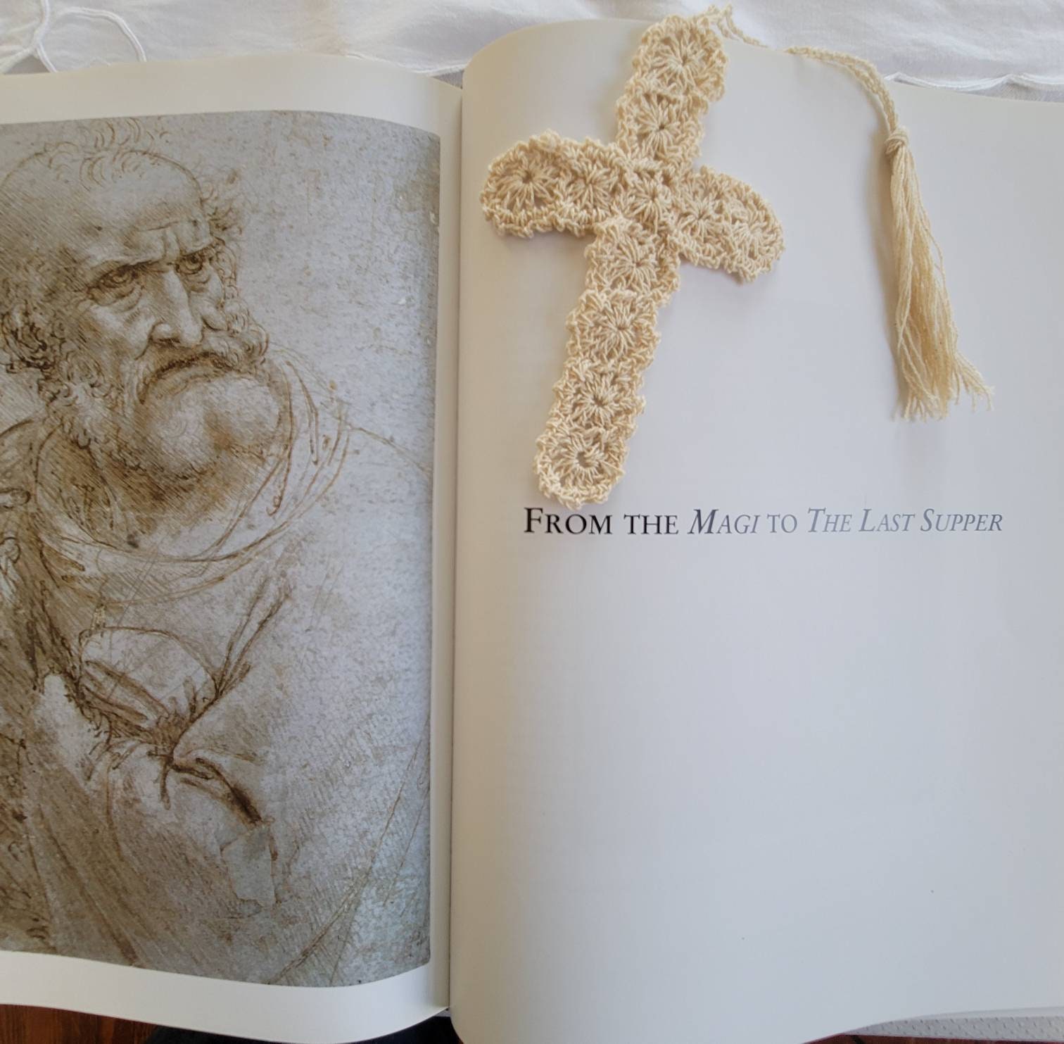 Crocheted Cross Bookmark, Bible Bookmark - Etsy