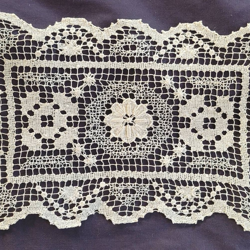 Filet Lace Linens - Etsy