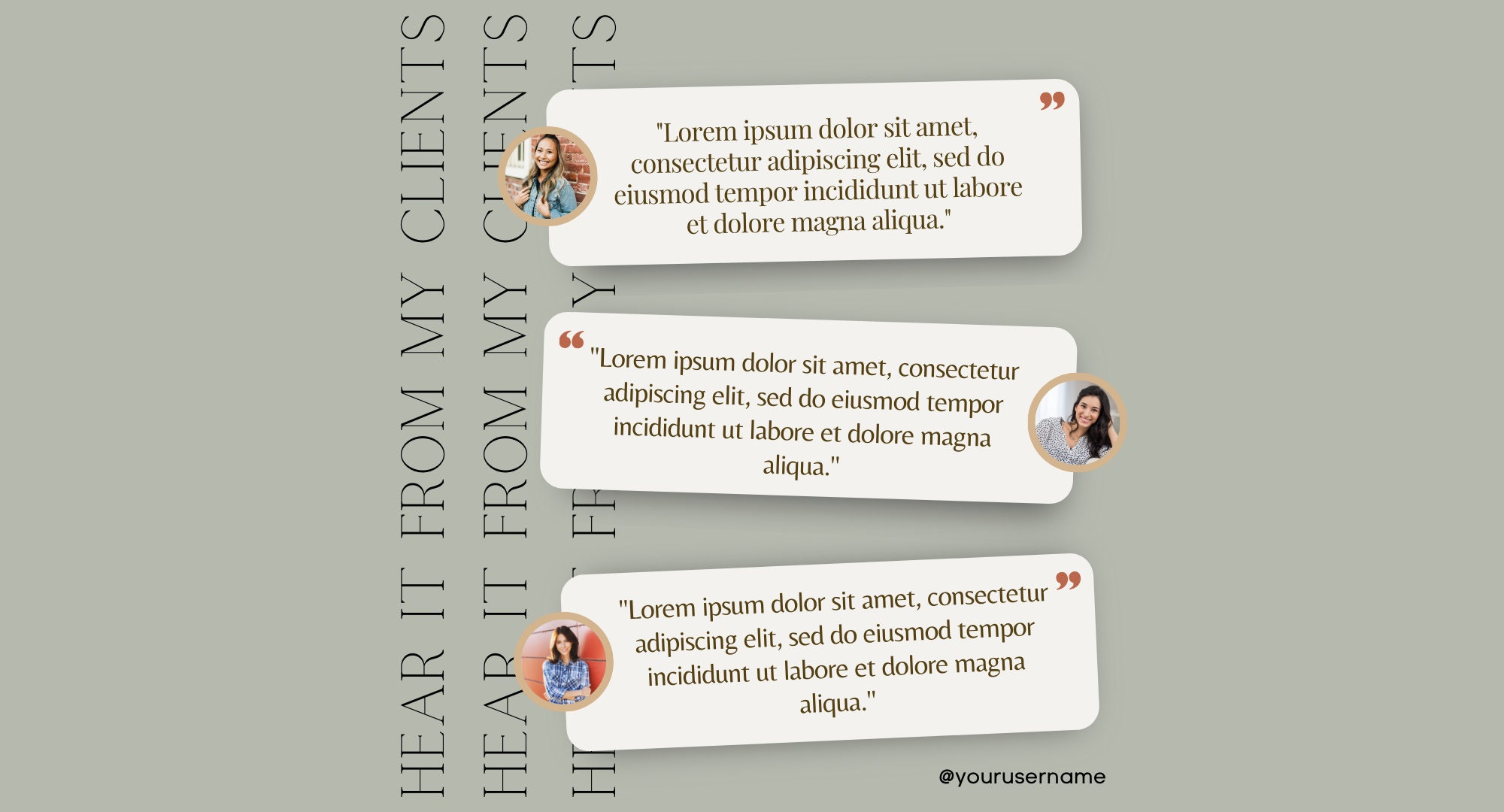 20 Editable IG Feed Templates for Online Service Providers - Etsy
