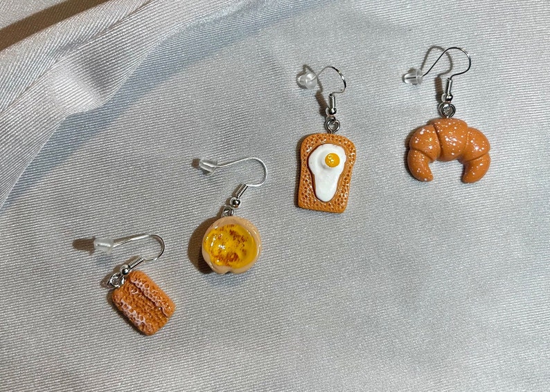 Bread and Pastry Earrings - Etsy