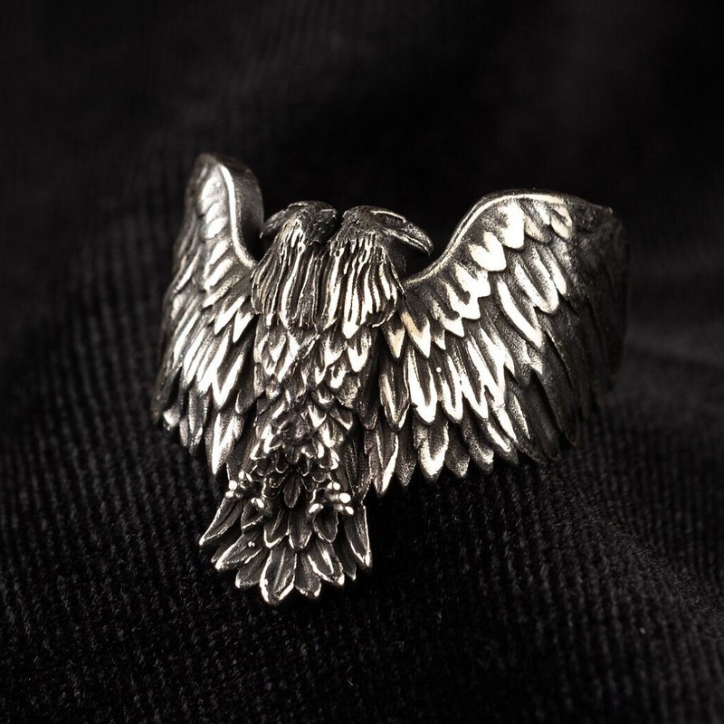 Mens Eagle Ring - Etsy