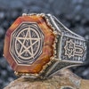 Tetragrammaton Ring , Pentagram Ring , Tetragrammaton Pentagram ...