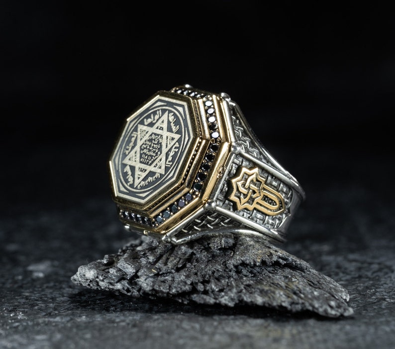 Seal of Solomon Ring King Solomon Ring Solomon Seal - Etsy