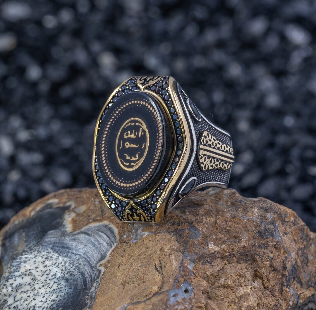 Seal of Prophet Muhammad Ring , Islamic Gift , Religious Gifts for Men ...