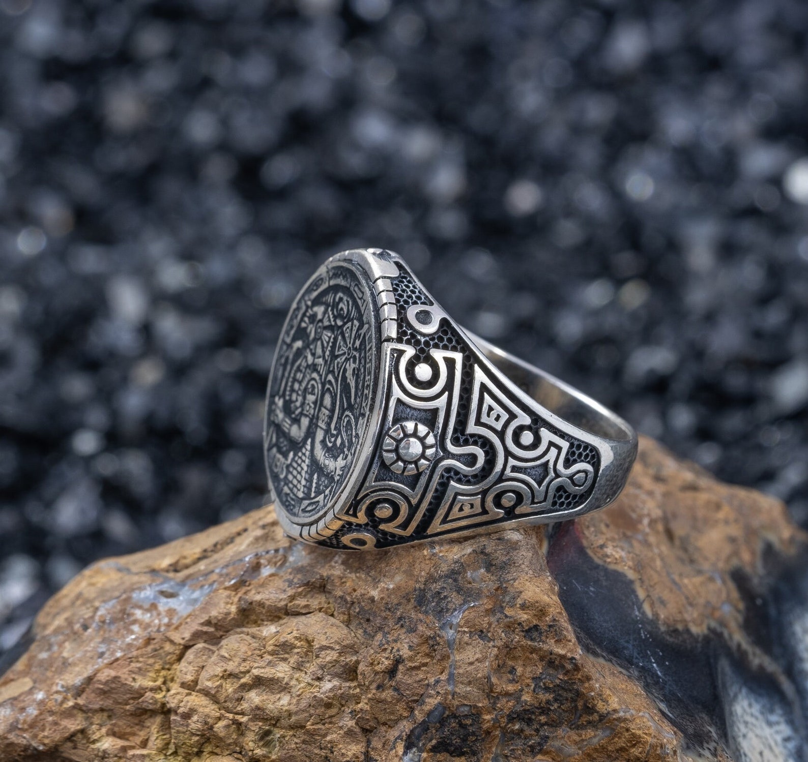 Anubis Ring Sterling Silver Egyptian Ring Anubis Jewelry - Etsy