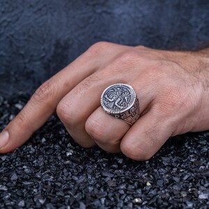 Anubis Ring Sterling Silver Egyptian Ring Anubis Jewelry - Etsy