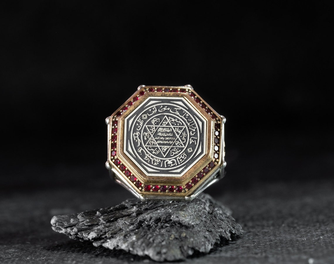Seal of Solomon Ring King Solomon Ring Solomon Seal - Etsy