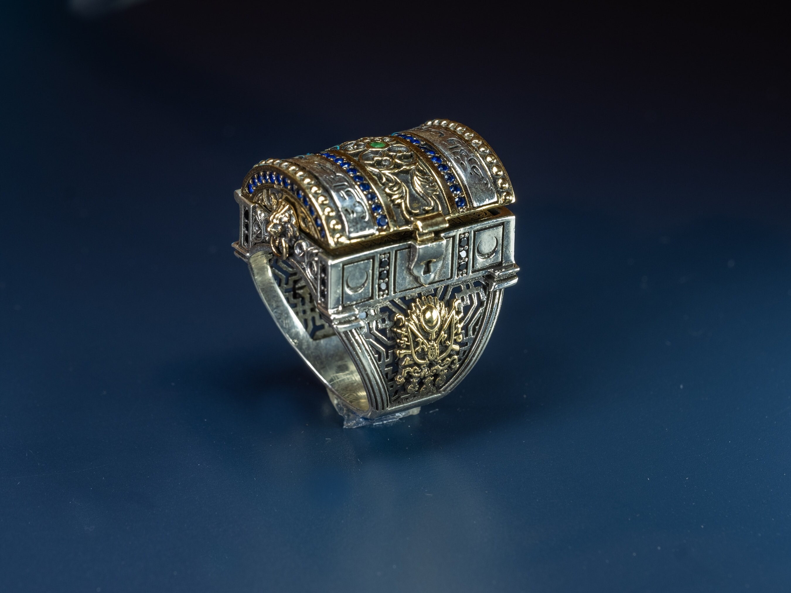 Poisoner Ring 925 Sterling Silver Poison Ring Malcolm X - Etsy