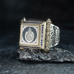 Evil Eye Protection Ring , Silver Protection Ring , Evil Eye Verse ...