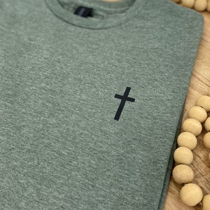 Mens Christian Shirt With Cross Mens Shirt for Christian Tshirt for Men ...