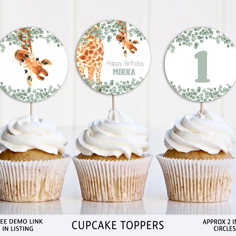 Cute Cupcake Topper - Etsy