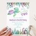 Turtley Two Birthday Invitation, Editable, Turtle Invitation, Ocean ...