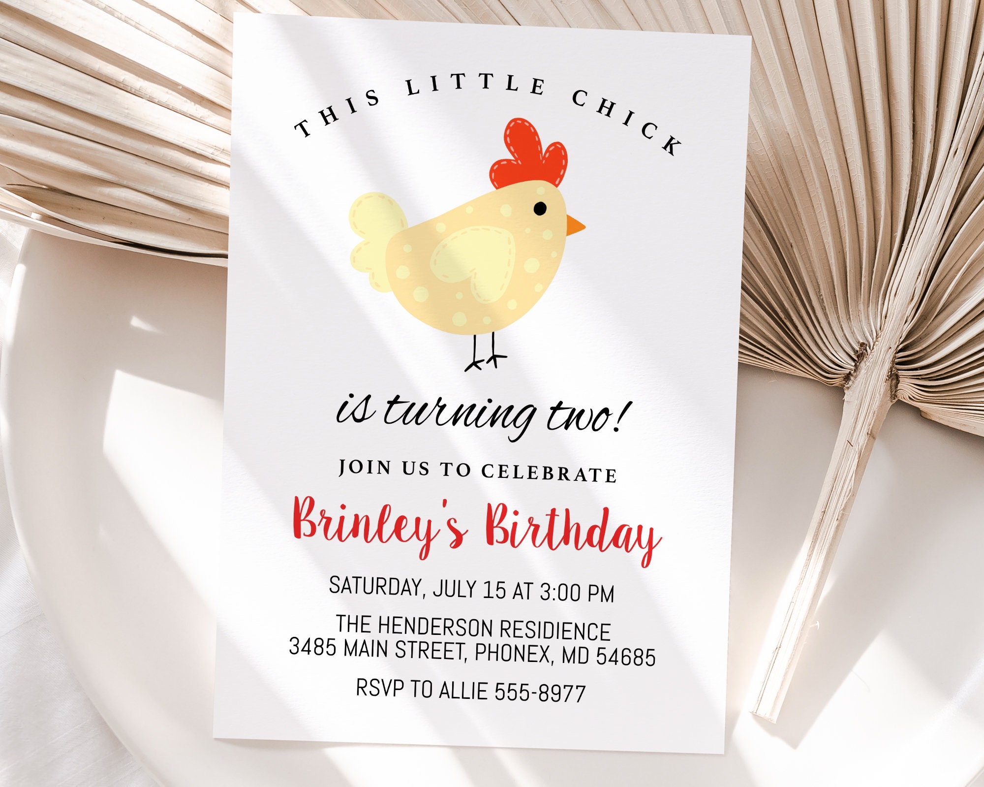 Chicken Themed Party