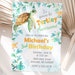 Turtle Birthday Invitation, Editable Under the Sea Party (digital ...