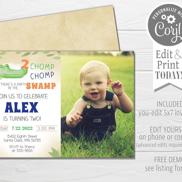 Swamp Birthday Party - Etsy