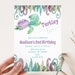 Turtley Two Birthday Invitation, Editable, Turtle Invitation, Ocean ...