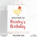 Chicken Welcome Sign Template Sizes 8x10, 11x14, 16x20, Editable Cute ...