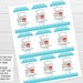 Cute Shark Favor Tags, Editable, Shark Birthday Hang Tag, Thank You Tag ...