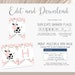Cow Banner Template, Pink Flowers, Editable Happy Birthday Banner ...