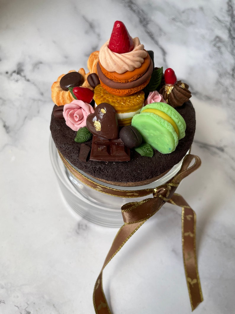 Handmade Decorated Small Cookie Jar - Etsy
