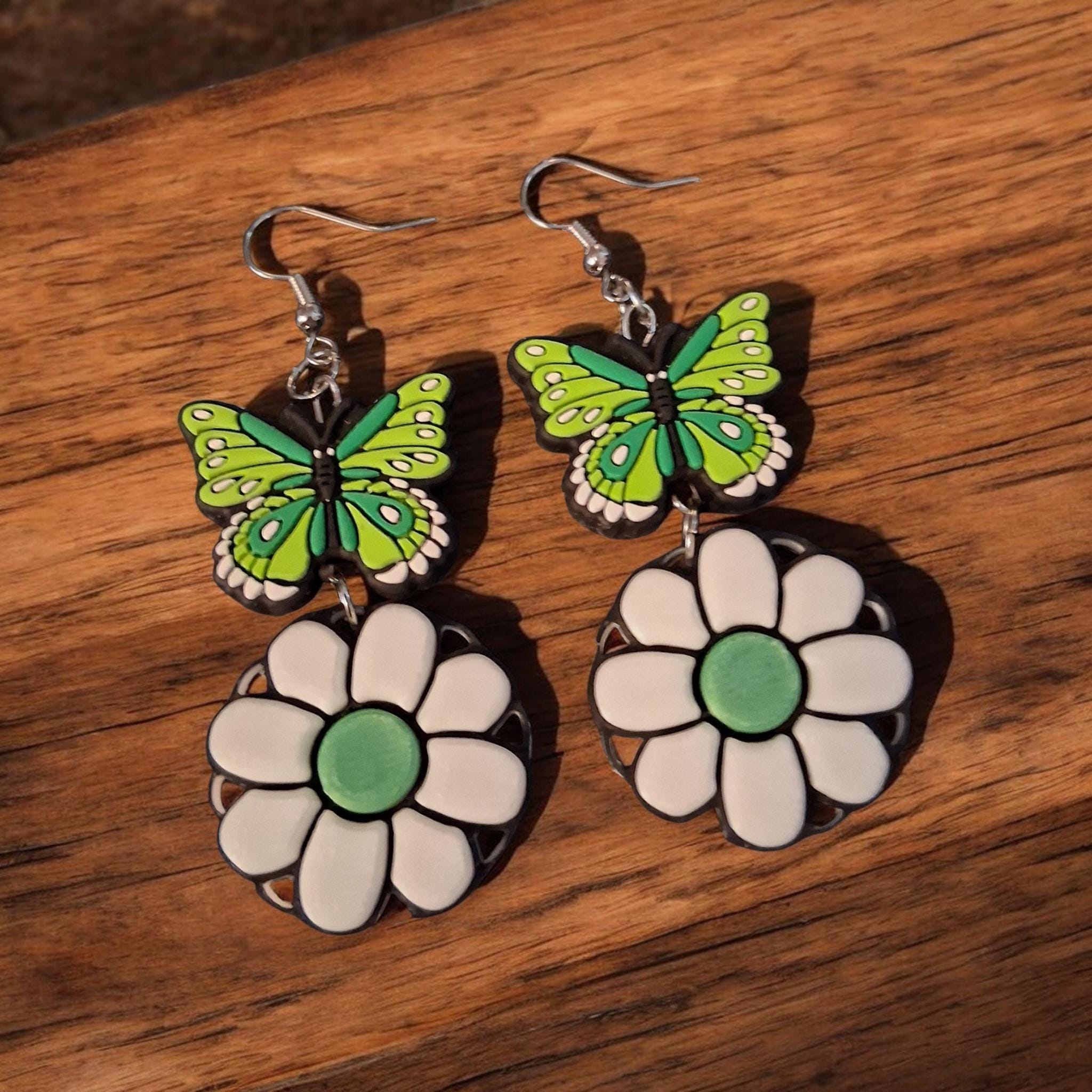 Butterfly Earrings - Etsy