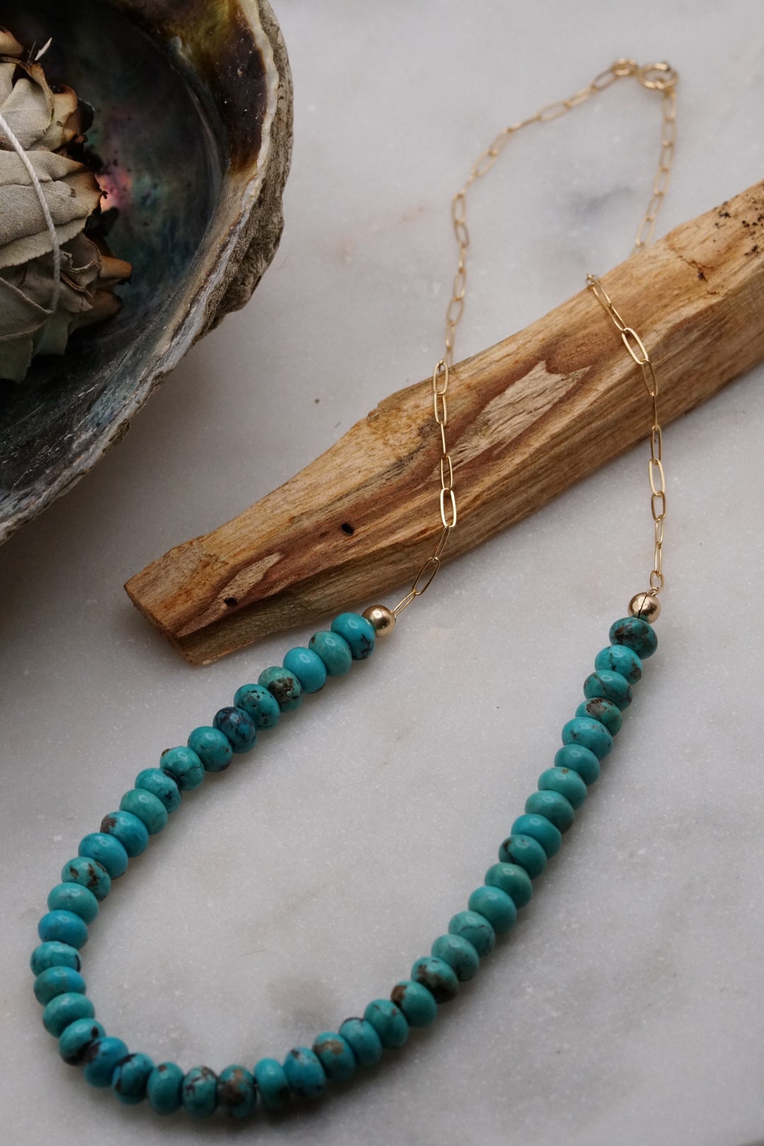 Turquoise Layer Necklace, 14k Gold Fill, Turquoise Necklace, Gold ...
