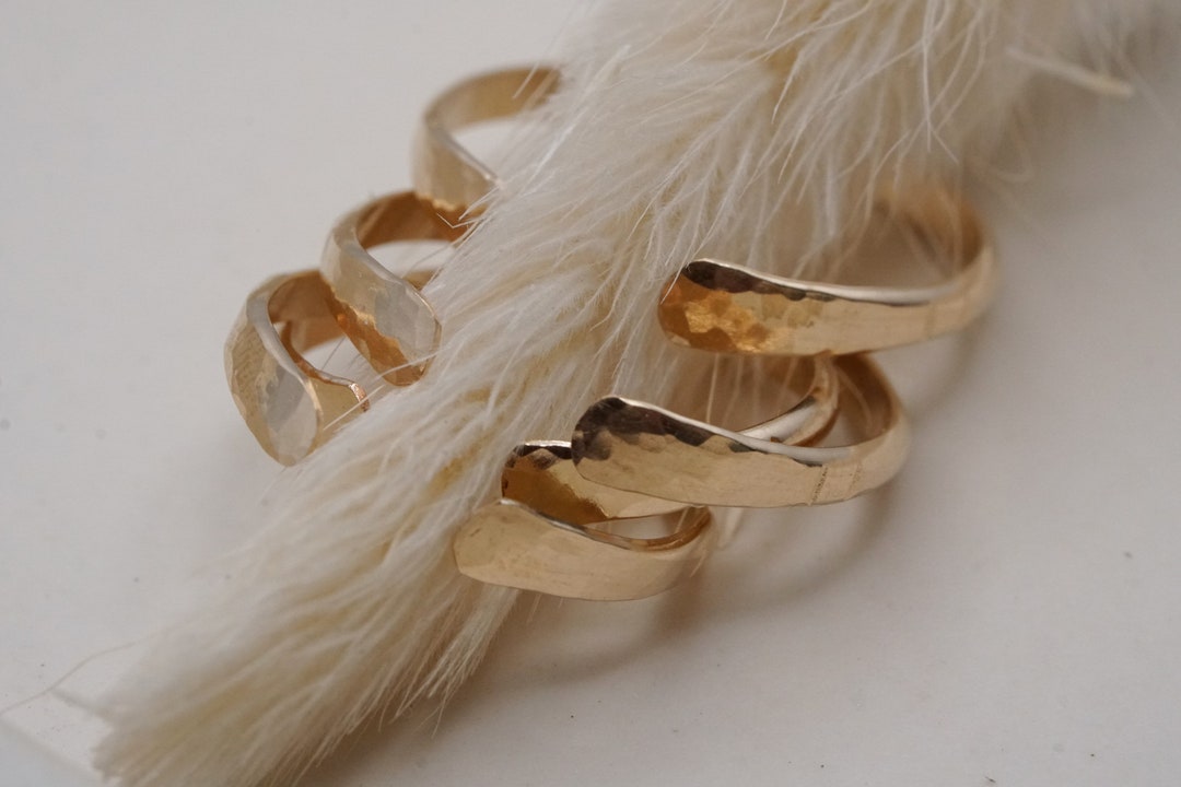 Oar, Cuff Ring, 14k Gold Fill, Adjustable Ring Gold Ring,stacking Ring ...