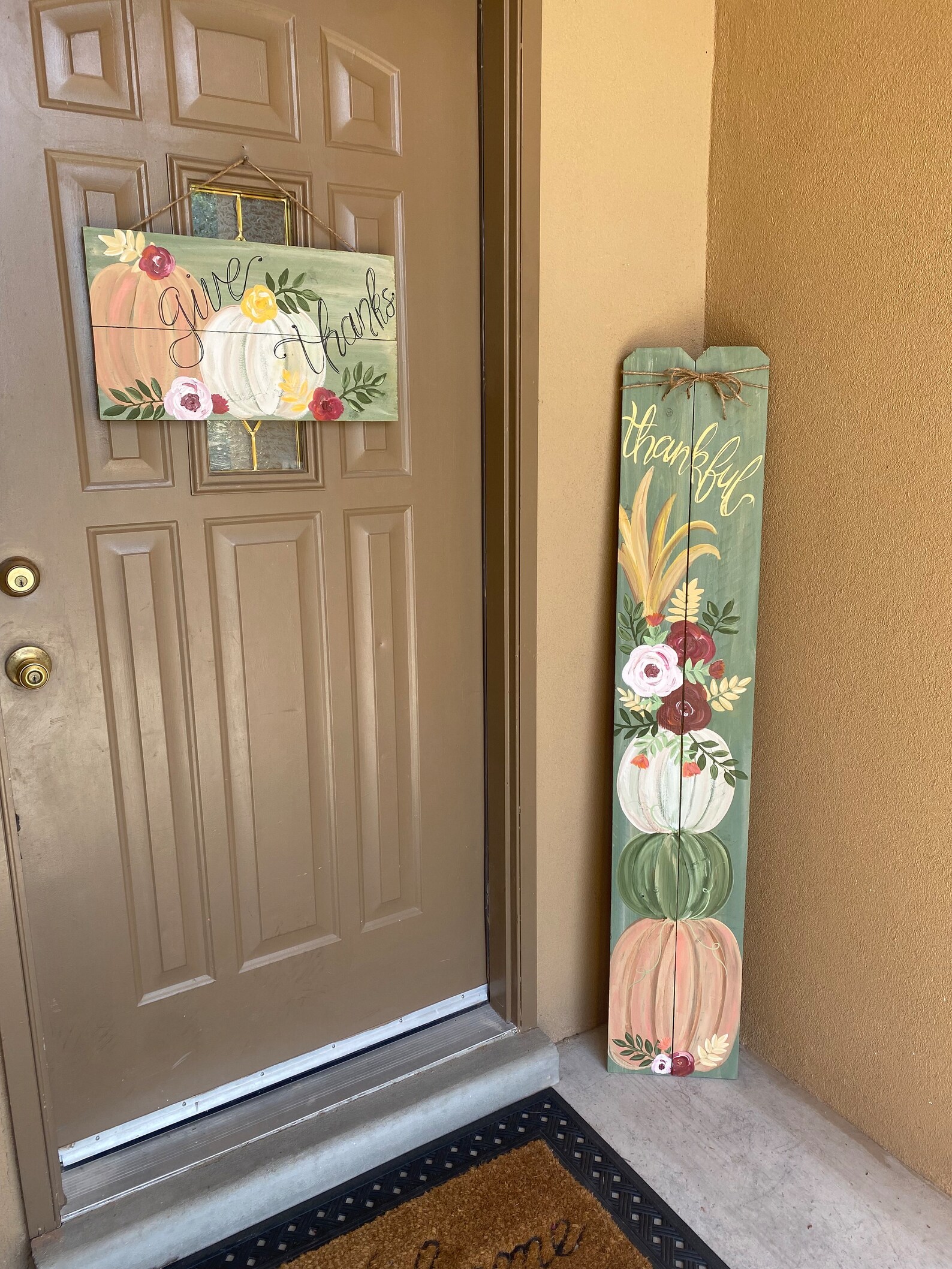 Give Thanks Hanging Sign - Etsy