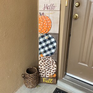 Pumpkin Welcome Sign-patterns and Prints - Etsy