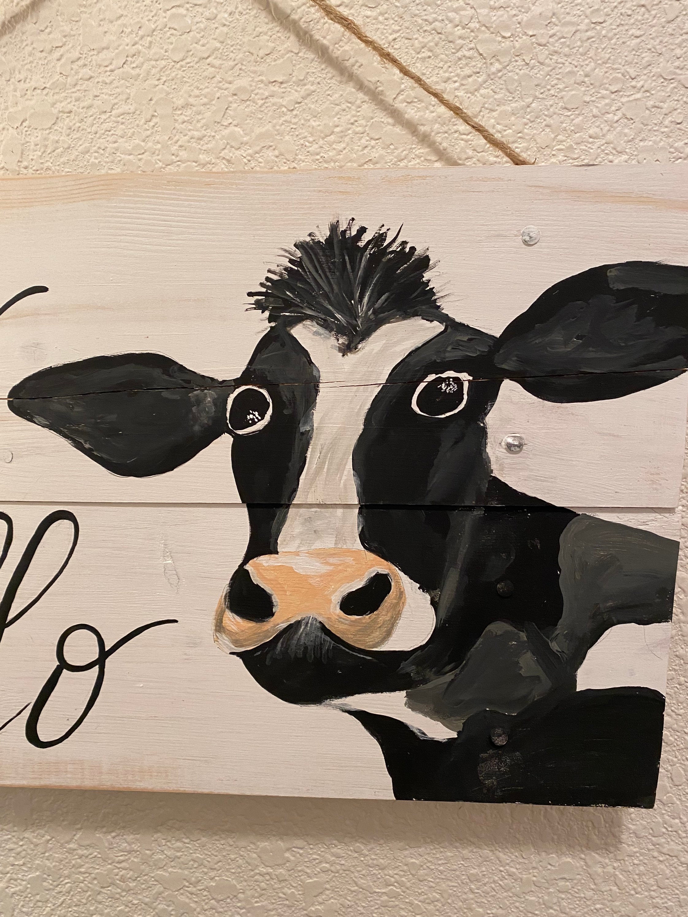 Dairy Cow Sign - Etsy