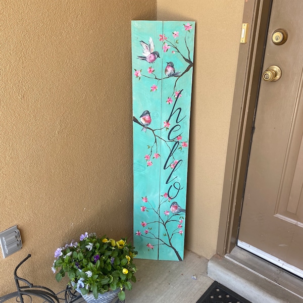 Spring Porch Sign - Etsy
