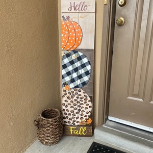 Pumpkin Welcome Sign-patterns and Prints - Etsy