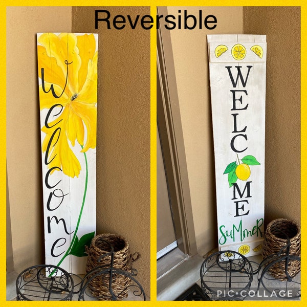 Reversible Porch Sign - Etsy