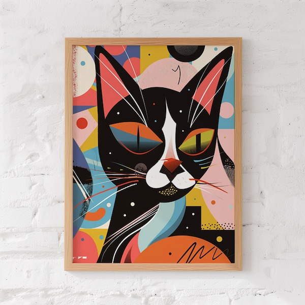Modern Cat - Etsy