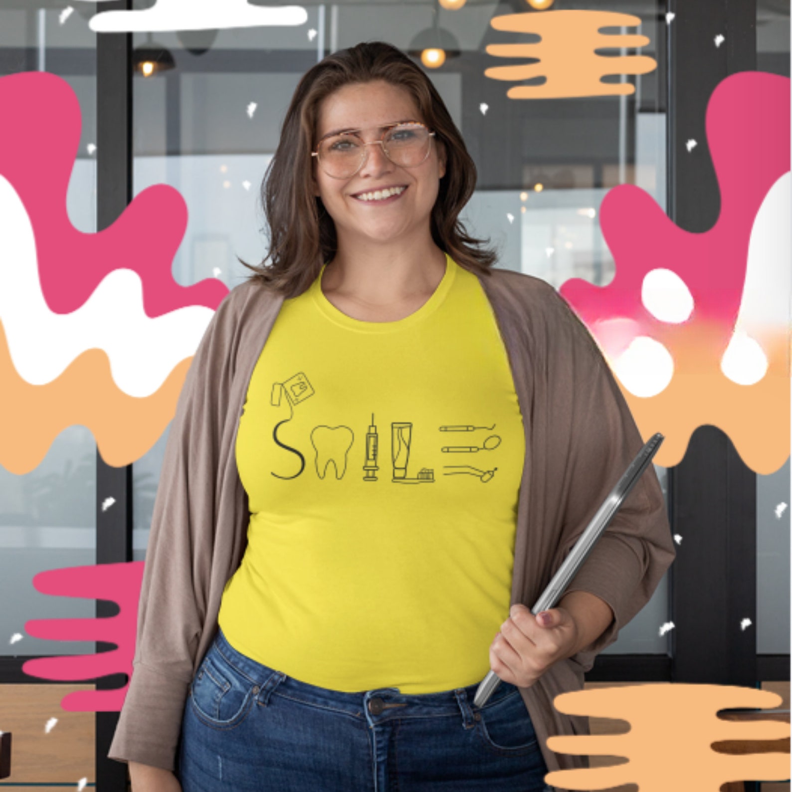 Get Your Grin On: Smile in Style With This Dentist-inspired - Etsy